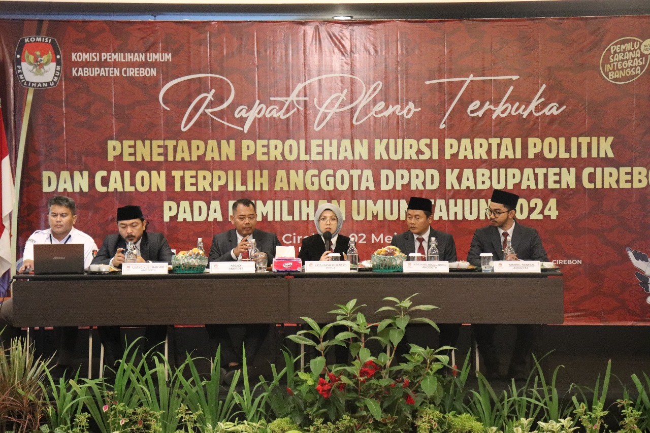 KPU KAB-CIREBON - Rapat Pleno Terbuka Penetapan Perolehan Kursi Partai ...